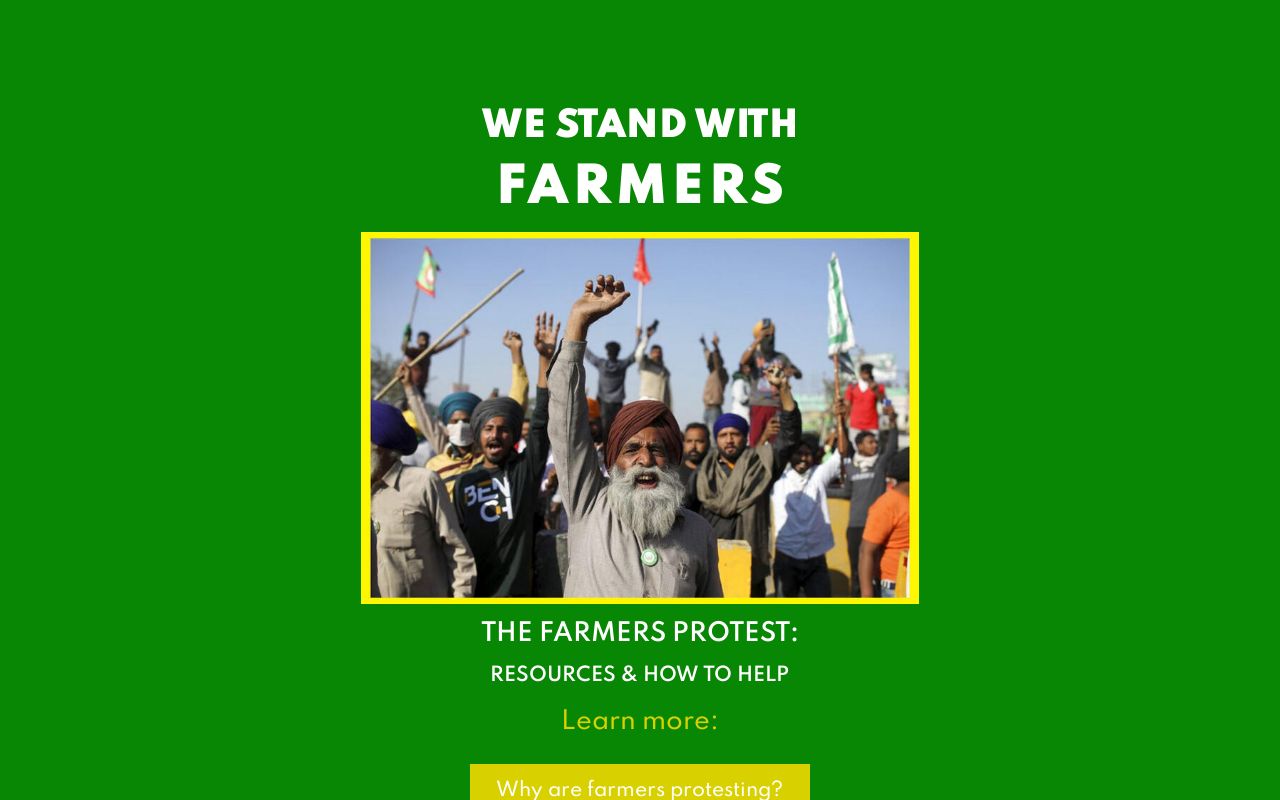 We stand with farmers